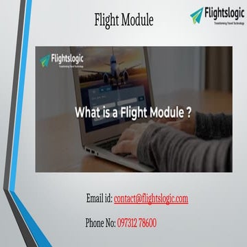 Flight Module | Airline Booking System Design | PPTX