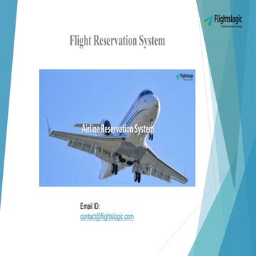 Flight Reservation System | PPTX