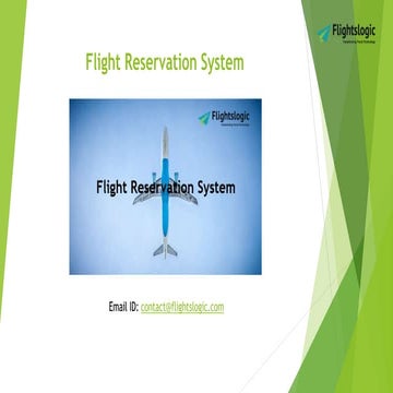 Flight Reservation System | PPTX | Internet | Computing