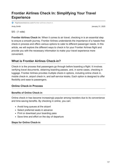 Lufthansa Airlines Check-in Process | PDF