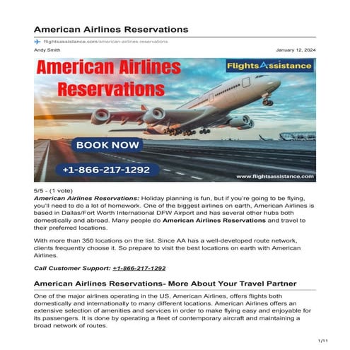 flightsassistance.com-American Airlines Reservations.pdf