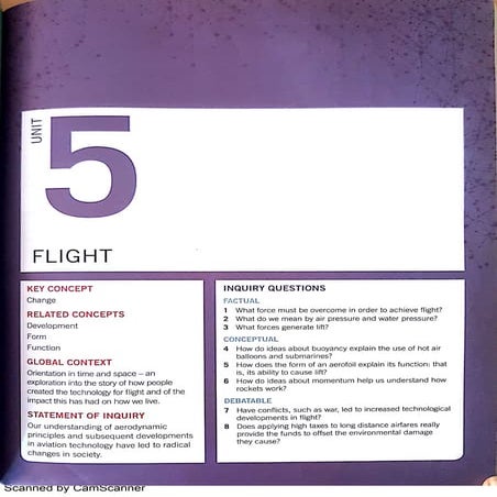 Flight(MYP) chapter | PDF