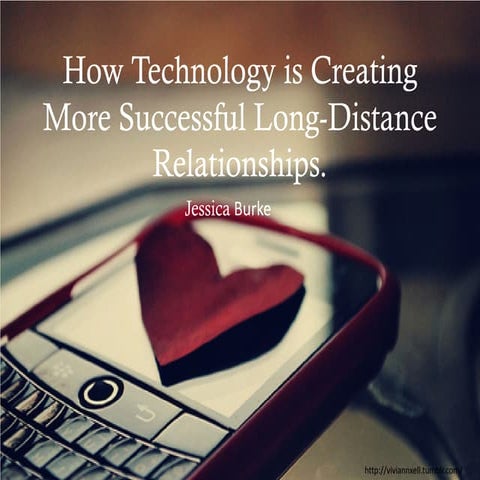 Digital Technologies and Long Distance Relationships | PDF