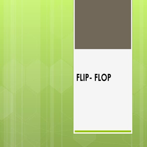 Rangkaian flip flop pada rangkaian elektronika | PPT