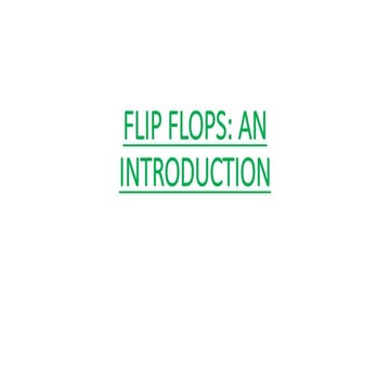 FLIP FLOPS_INTRODUCTION TO FLIP FLOPS.pptx