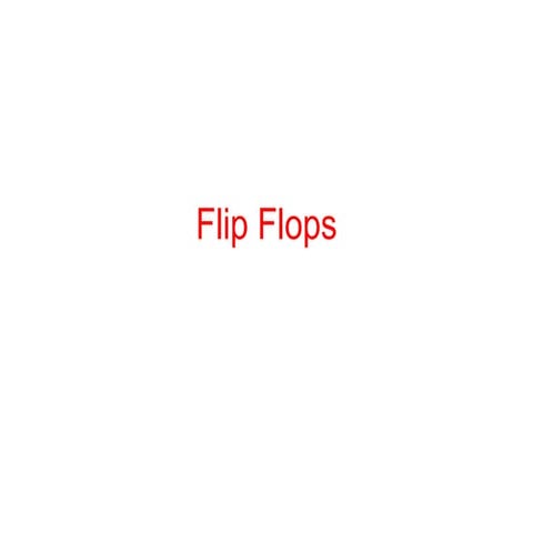 Flip Flops Sequential Circuit And Types Ppt Programming Languages