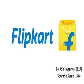Flipkart (Consumer Behavior Buying Decision Process) | PPTX
