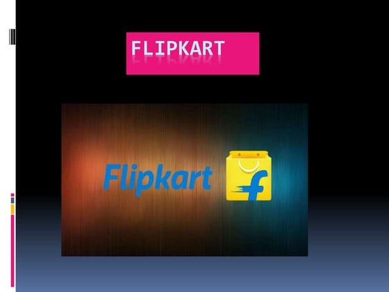Flipkart | Inventory Management | Supply chain and distribution | PPTX