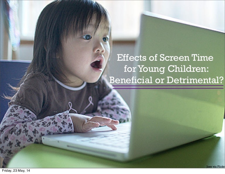 Effects of Screen Time on Young Children: Beneficial or Detrimental?