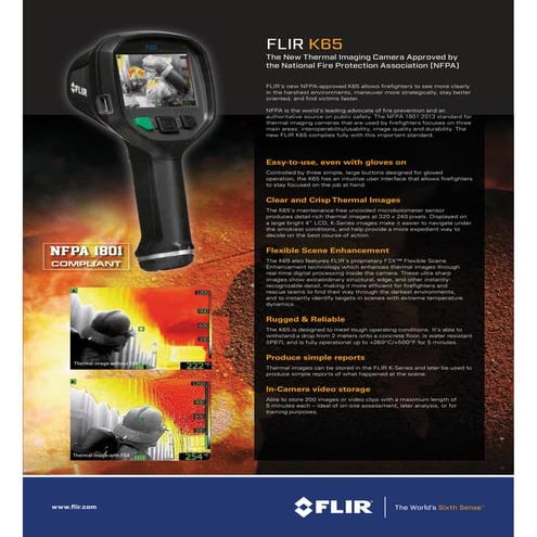 Flir k65 | PDF