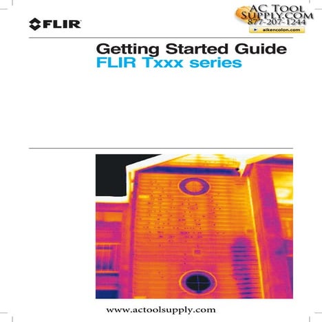 FLIR T420, FLIR T420 Thermal Imaging Camera FLIR T 420 | PDF