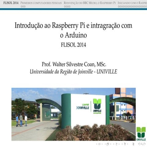 Introdução Ao Raspberry Pi E Integração Com Arduino Ppt 