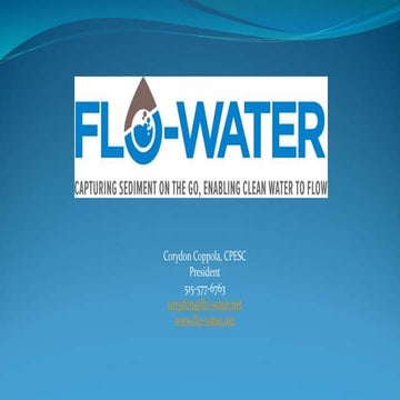 Flo-Water Presentation | PPTX