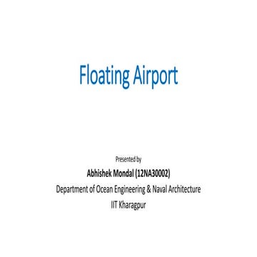 Floating airport | PPTX