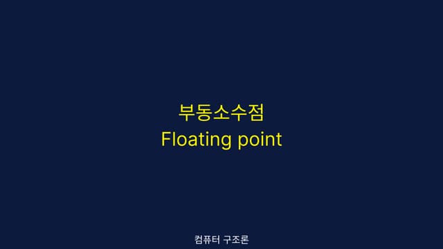Floating Point Ppt 5465