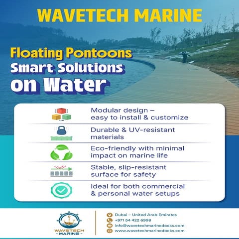 Floating Dock Mooring System | WaveTech Marine | PDF
