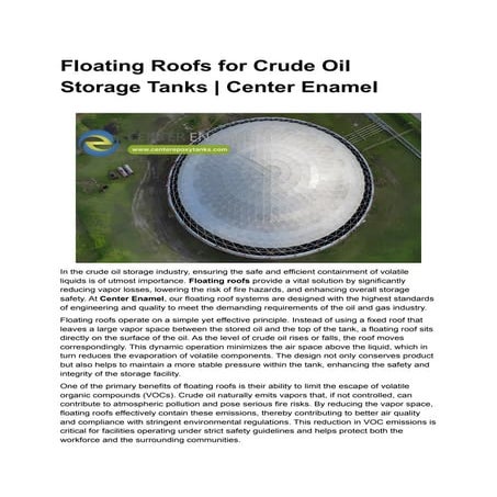 Floating Roofs for Crude Oil Storage Tanks _ Center Enamel.docx