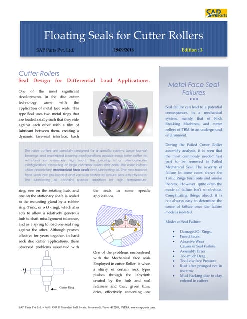Mechanical Face Seals Design for Differential Pressure Applications | PDF