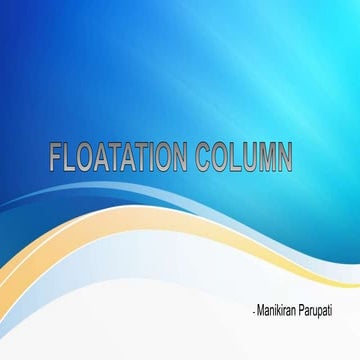 Floation column | PPT