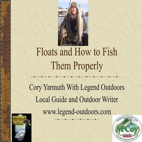 Floats and how to fish them | PPT