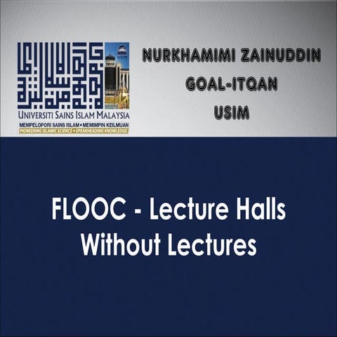 FLOOC - Lecture Halls Without Lectures | PDF