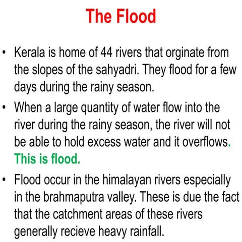 Flood | PPTX