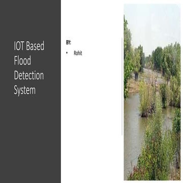 Iot Based Flood Detection System Ppt