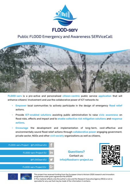 FLOOD-serv Poster system innovation | PDF