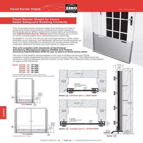 Flood Barrier By Zero | PDF | Home Security | Home & Garden