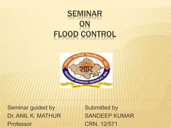 Design of flood control structures | PPT | Geography | Science