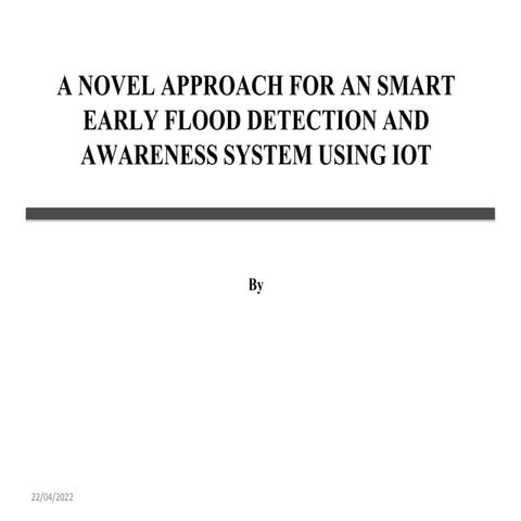 Flood Detection Pptx