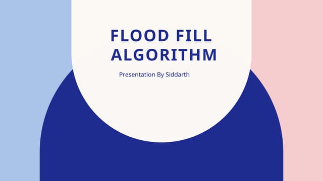 FLOOD FILL algorithm in computer graphics.pptx FLOOD FILL algorithm in computer graphics.pptx