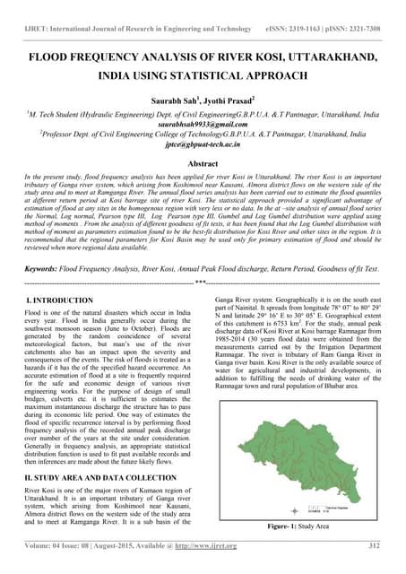 Revision of the Rainfall Intensity Duration Frequency Curves for the City of Kumasi-Ghana | PDF