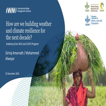 How are we building weather and climate resilience for the next decade ...