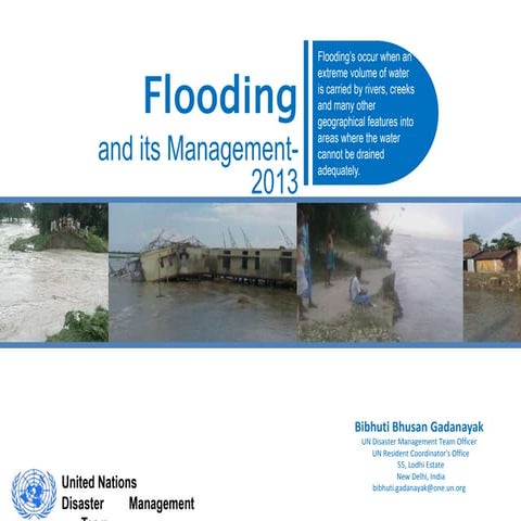Flood Management in India | PPTX