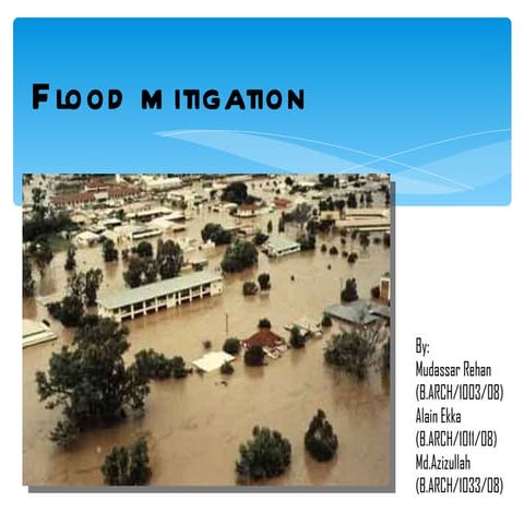 Flood mitigation | PPT