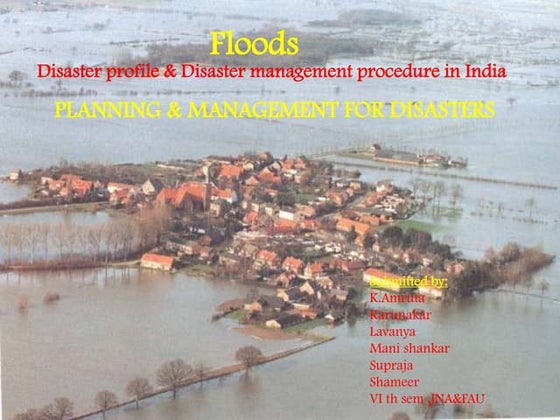 Design of flood control structures | PPT | Geography | Science