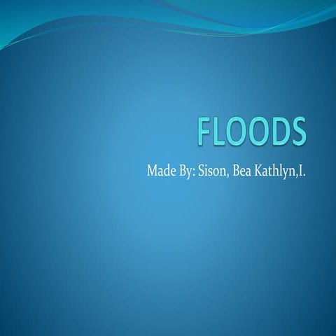 Floods | PPT