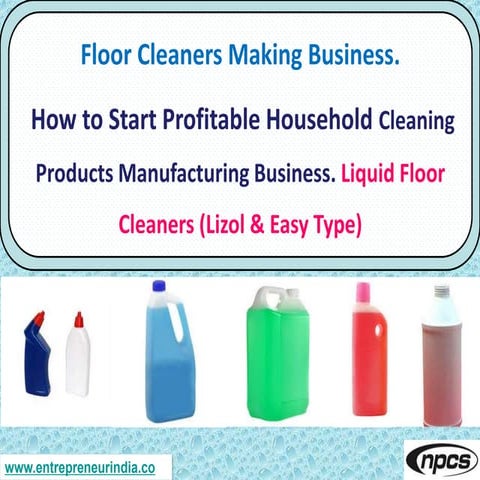 Floor Cleaners Making Business. How to Start Profitable Household ...