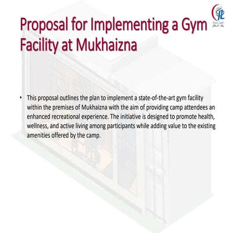Proposal for Implementing a Gym Facility at | PPTX