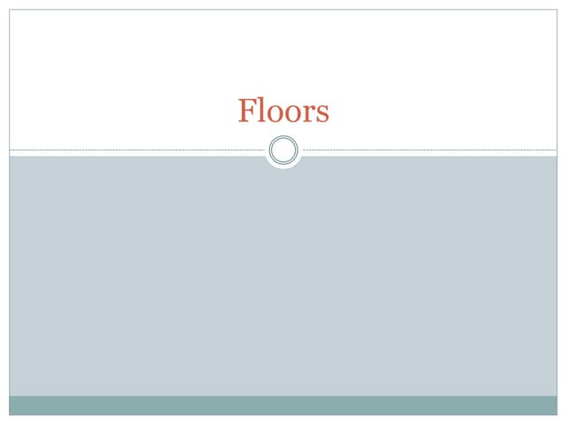 Solid Ground Floors | PPT