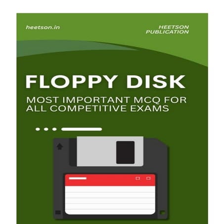 Floppy Disk MCQ (Computer Memory & Storage GK Question) | PDF