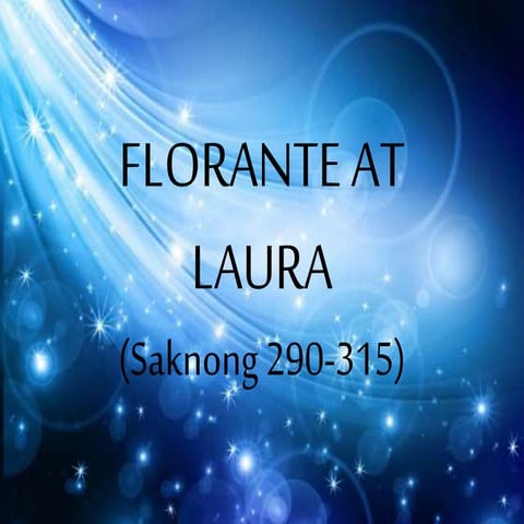 FLORANTE AT LAURA | PPTX
