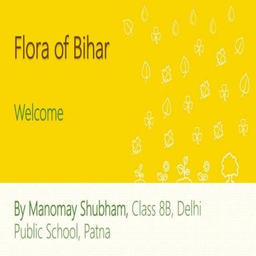 Flora of Bihar | PPTX