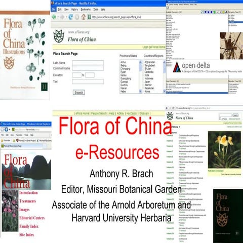 Flora of China: e-resources | PPT