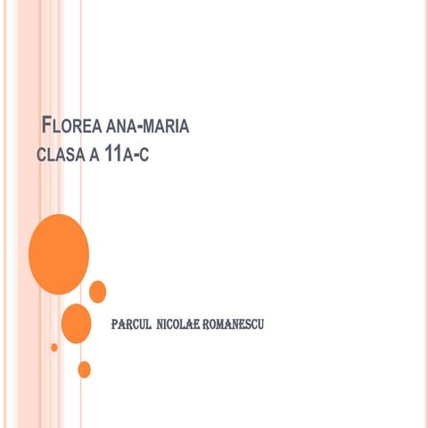Florea ana maria | PPTX