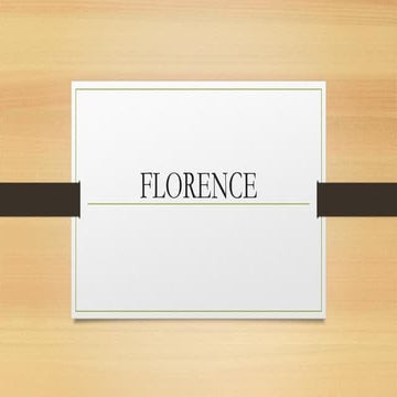Florence | PDF