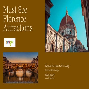 Must See Attractions in Florence: A guide to Top Sights | PDF