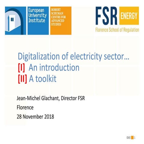 Digitalization of the Electricity Sector | PPTX