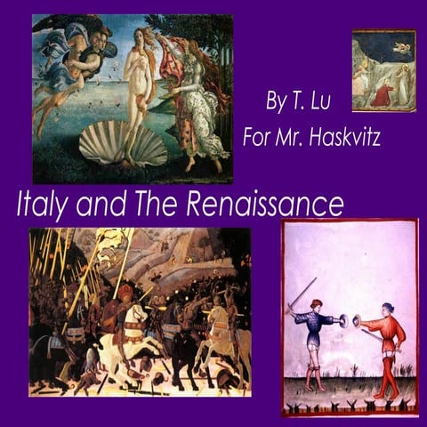 Italy and the Renaissance | PPT